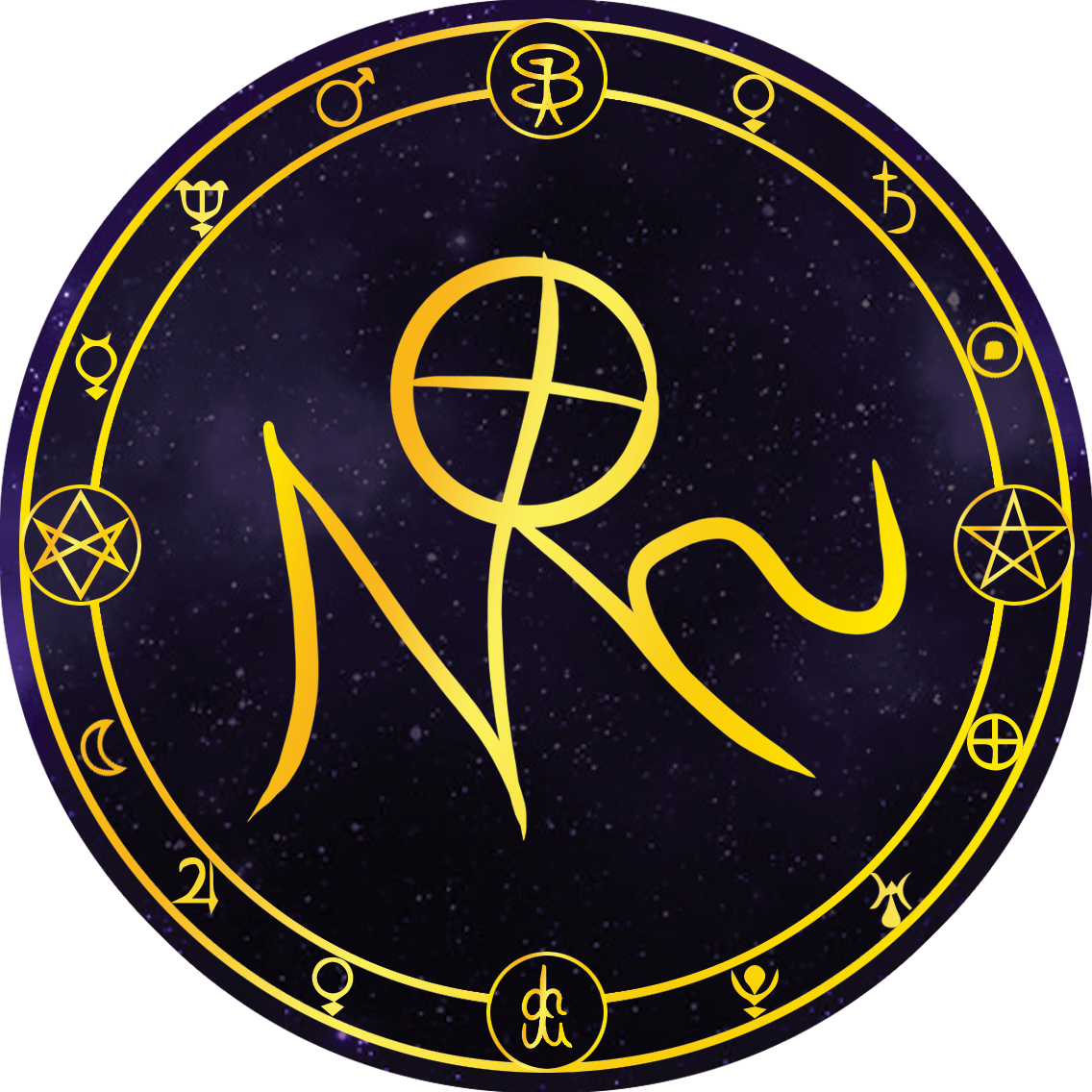 Angel Protection Sigil - Sticker Spells